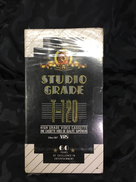THX- NEW MGM T120 6 HR VHS Tapes VCR Studio High Grade Videocassette £ ...
