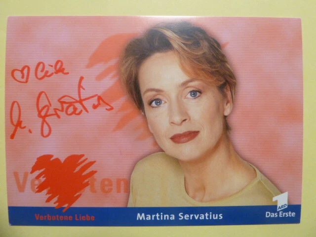 MARTINA SERVATIUS, DAS Erste Karte "Verbotene Liebe" EUR 1,89 - PicClick DE