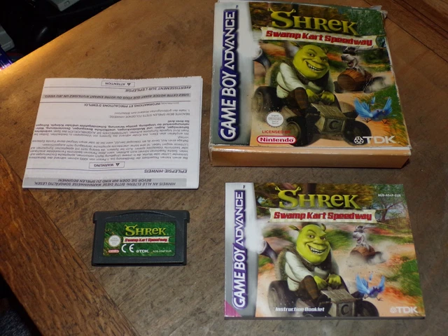 SHREK SWAMP KART Speedway Nintendo Game boy advance en boite EUR 20,00 ...