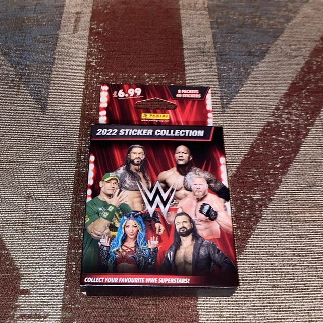 PANINI WWE 2022 Sticker Collection Multiset( 8 Packs/40 Stickers Per ...
