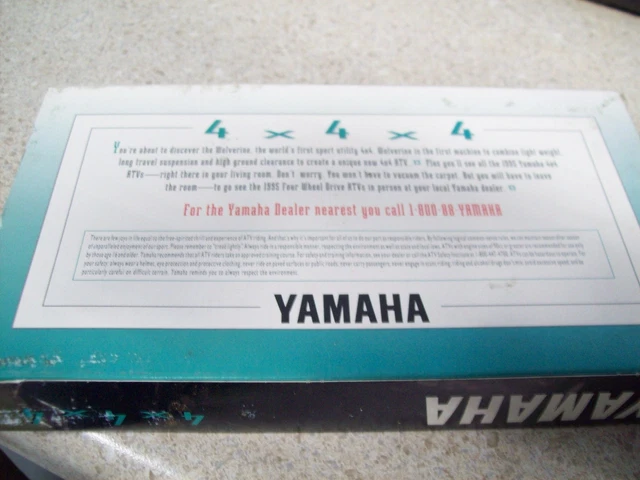 1995 YAMAHA 4X4 Atvs VHS Bande EUR 8,21 - PicClick FR