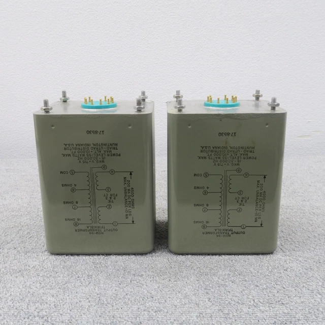 TRIAD HSM-94 OUTPUT Transformers Pair Working & Tested JP 1 £1,979.93 ...