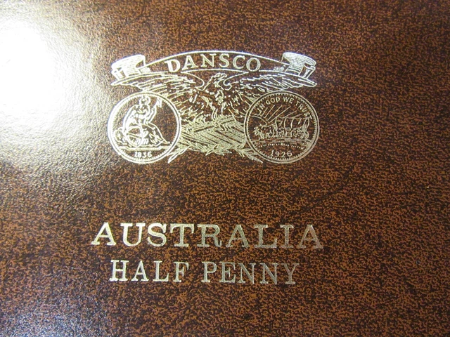 DANSCO HALFPENNY Coin Album Almost As New Thruout $37.85 - PicClick AU