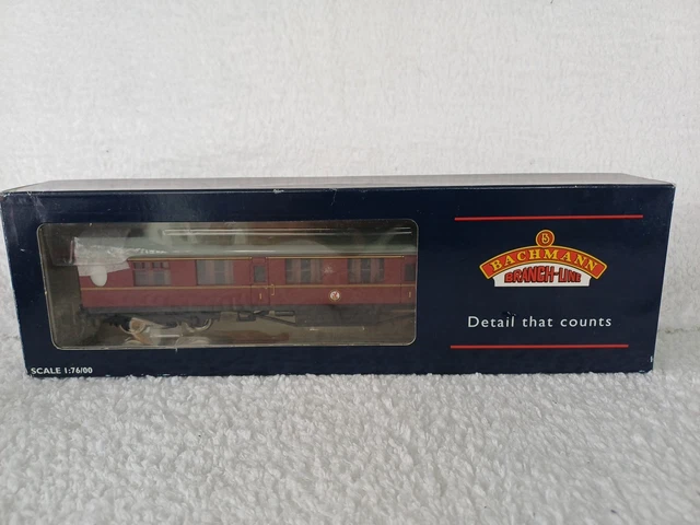 BACHMANN OO GAUGE 34-478 BR MAROON 63' THOMPSON 1ST CORRIDOR COACH ...