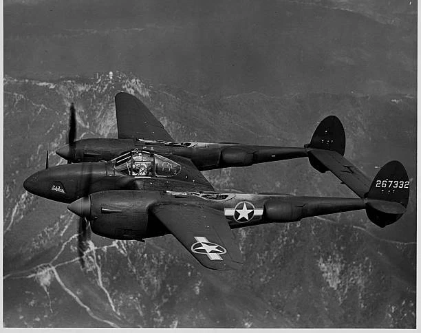 OLD AVIATION PHOTO Lockheed F-5B-1-LO Lightning Reconnaisance Plane In ...