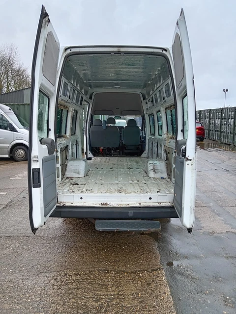 FORD TRANSIT LONG Wheel Base Extra High Top, Ready For Motor Home ...