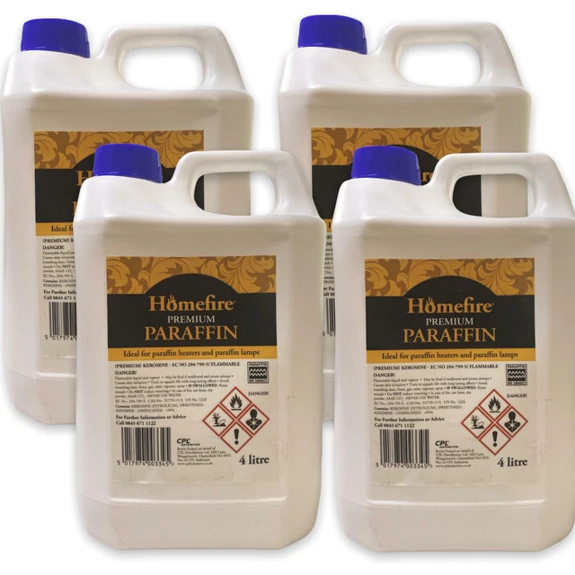HOMEFIRE HIGH QUALITY Premium Paraffin Kerosene Heater Lamp Oil Fuel 1L ...