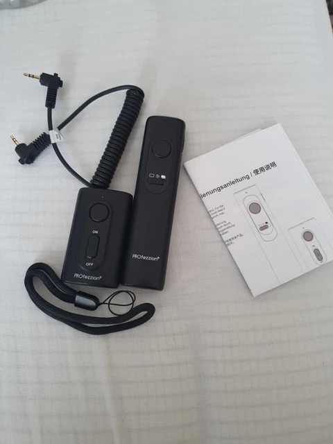 WIRELESS REMOTE CONTROL Shutter Release PROfezzion 165ft £10.00 ...
