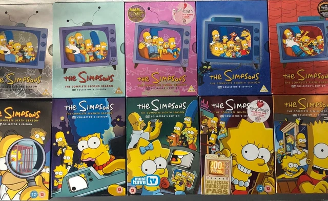 THE SIMPSONS SEASON 1-10 dvd collectors editions boxset bundle £44.99 - PicClick UK