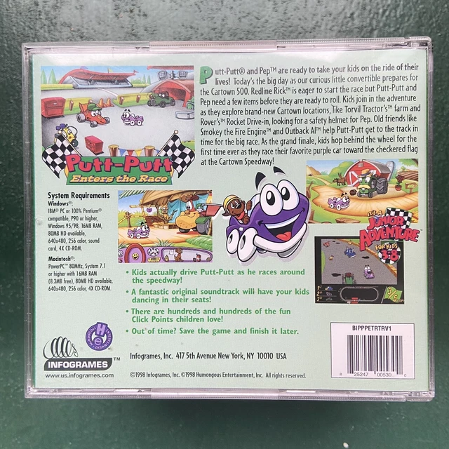 90’S CHILDREN’S CD-ROM PC Games Bundle x 10 Putt Putt Pajama Sam ...