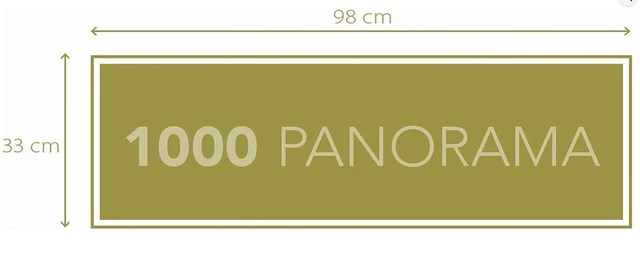 DISNEY CLASSIC PANORAMA 1000 Pce Jigsaw Puzzle Characters Stars in ...