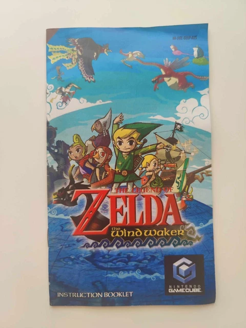 (MANUAL ONLY) ZELDA Wind Waker - Nintendo Gamecube Instruction Booklet ...