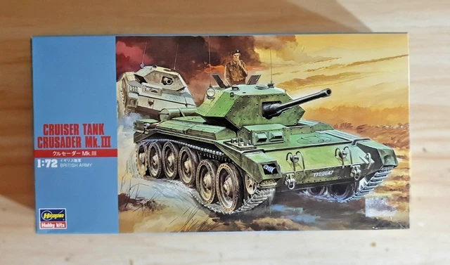 HASEGAWA 31126 CRUISER Tank CRUSADER MK.III 1/72 Model Kit £9.99 ...