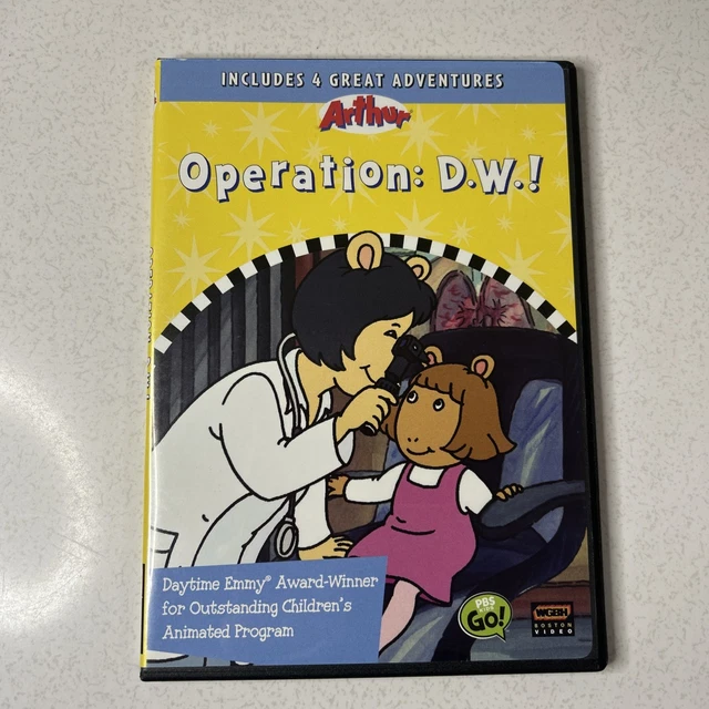 ARTHUR OPERATION: D.W.! CHILDRENS PROGRAM 2008 PBS Kids £15.07 ...