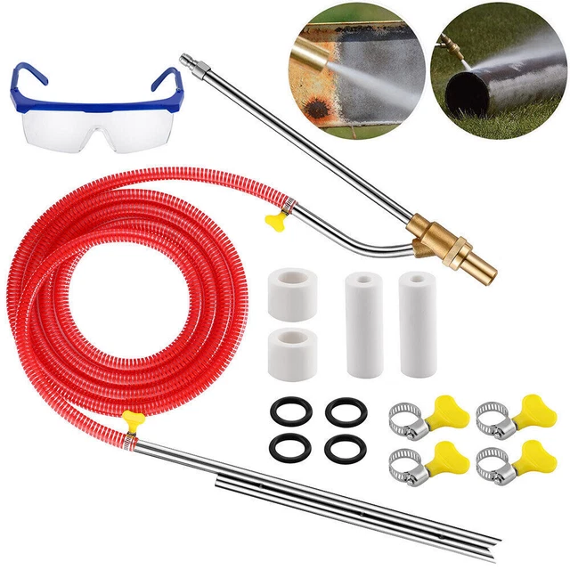 5000PSI PRESSURE WASHER Sandblasting Set Wet UK Abrasive Sand Blaster ...