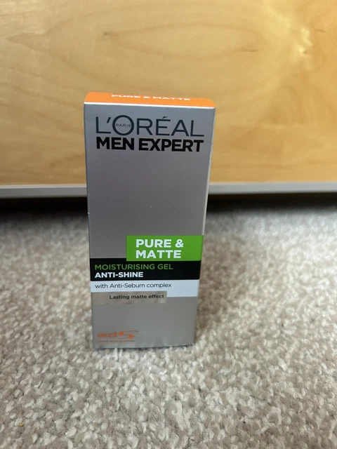 L’ORÉAL MEN EXPERT Pure & Matte Anti-Shine Gel Moisturiser 50ml - New £ ...