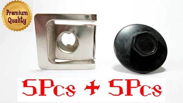 BMW CAR BUMPER Fender, Side Skirts & Wings Guard Mount 24Mm U-Nut/Bolt ...