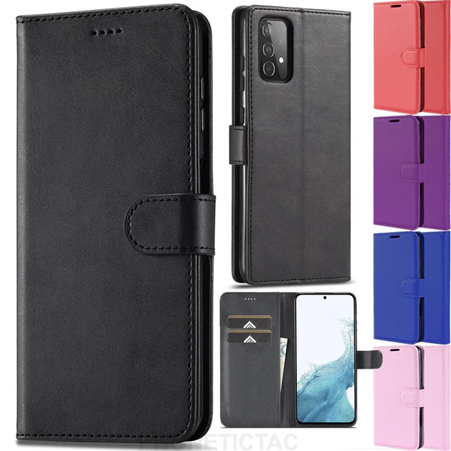 FLIP LEATHER PHONE Case for Samsung A15 A14 A25 A35 A34 A55 Magnet Wallet Cover £5.49 - PicClick UK