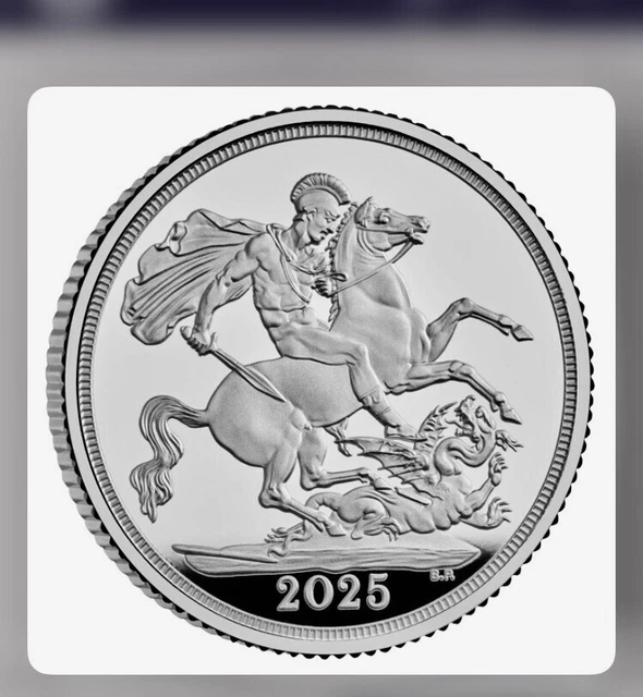 THE SILVER SOVEREIGN 2025 Silver Proof Coin . One of The First Silver ...