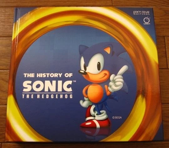 SONIC HEDGEHOG HARDCOVER Book Retro Video Game Collectible From Japan £ ...