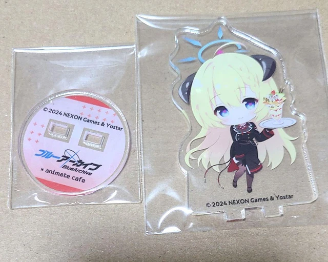 BLUE ARCHIVE AKA Animate Cafe Mini Acrylic Stand Akari JAPAN $43.19 ...