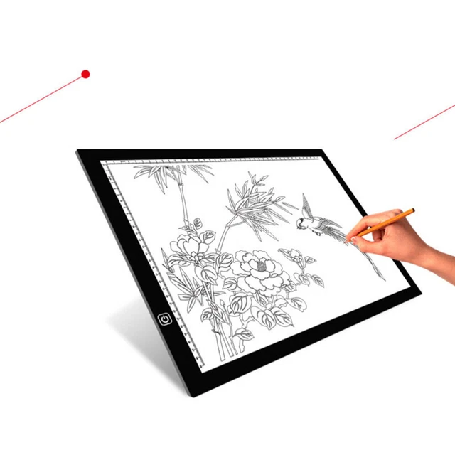 TRACCIA STENCIL TABLET tracciamento LED tabella disegni per orli ...