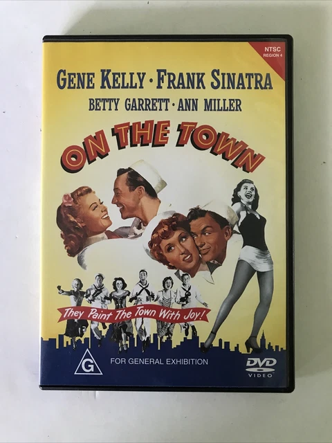 ON THE TOWN (1949) Gene Kelly - Frank Sinatra Region 4 NTSC As New ...