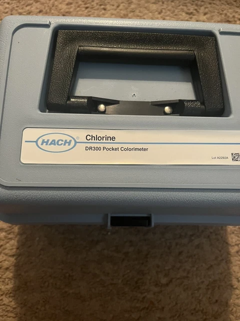 HACH DR300 POCKET Colorimeter, Chlorine Tester, Free + Total (LR/HR ...