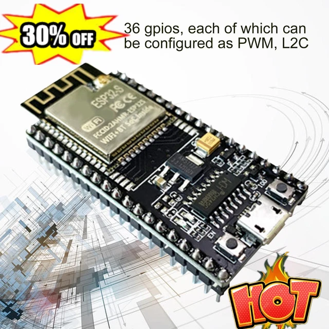 ESP-32S ESP-WROOM-32E NODEMCU WiFi Development Board Port Serial Bluetooth2023 £3.69 - PicClick UK