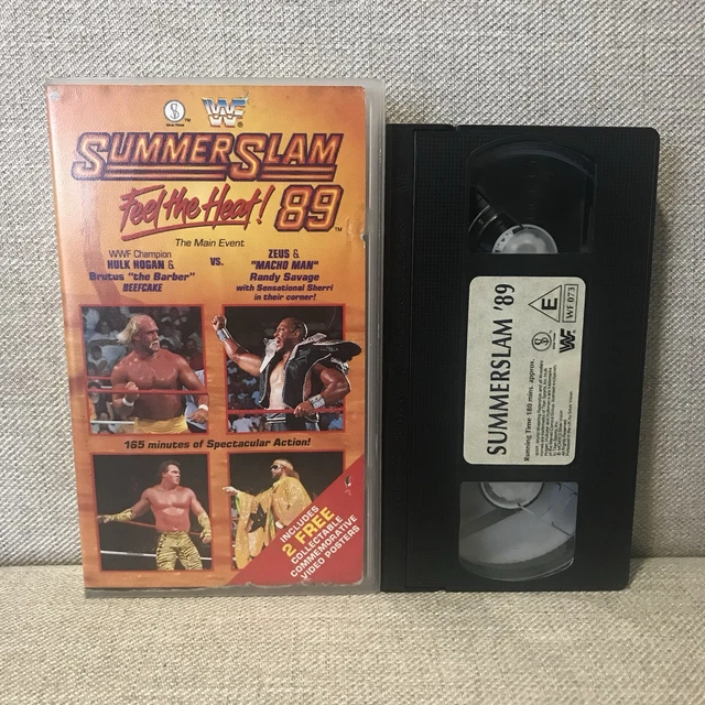 WWF SUMMERSLAM 89 - Vhs Video - Wwe Wrestling Summer Slam 1989 £2.49 - PicClick UK
