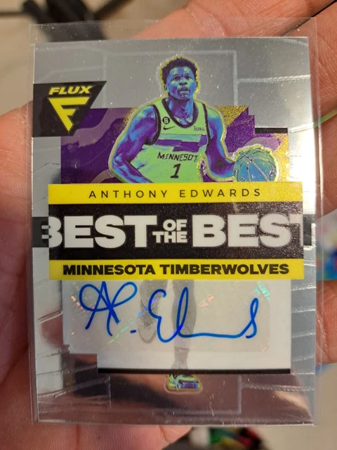 ANTHONY EDWARDS FLUX Best Of The Best Auto $460.00 - PicClick AU