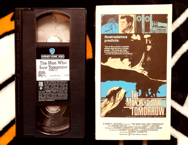 THE MAN WHO Saw Tomorrow (1981) VHS - Free Plastic Protector Included £ ...