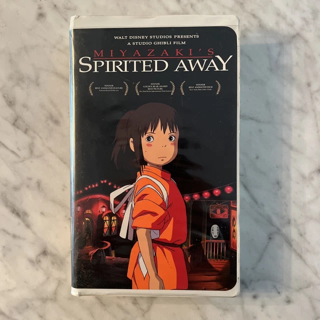 SPIRITED AWAY STUDIO Ghibli (VHS, 2001) Disney Clamshell Miyazaki’s $30.00 - PicClick CA