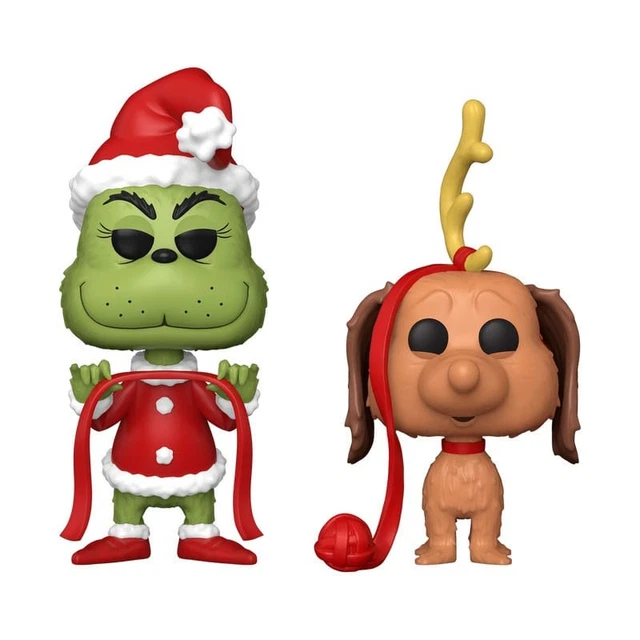THE GRINCH (ANNIVERSARY) Pop! Books Figure Vinile 2-Pack Grinch & Max ...