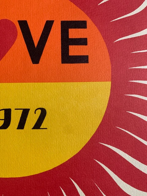 YVES SAINT-LAURENT - Love 1972 original vintage poster EUR 1.600,00 - PicClick IT