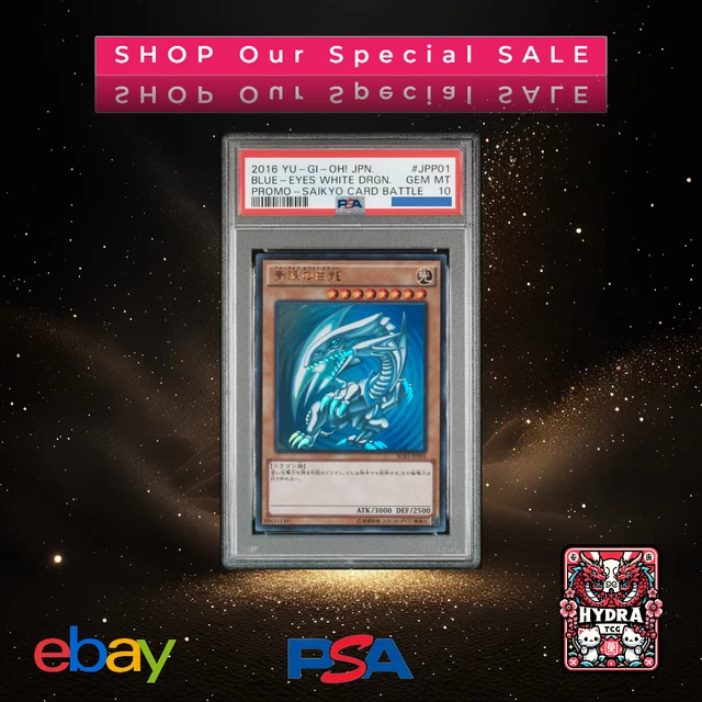 YU-GI-OH! PSA10 BLUE-EYES WHITE DRAGON SCB1-JPP01 Ultra Rare Limited Japan EUR 420,00 - PicClick IT