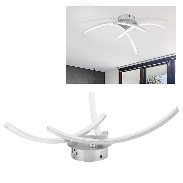 PLAFONNIER LED INNOVANT Bande Lumineuse Moderne Courbe Décoration Salon ...