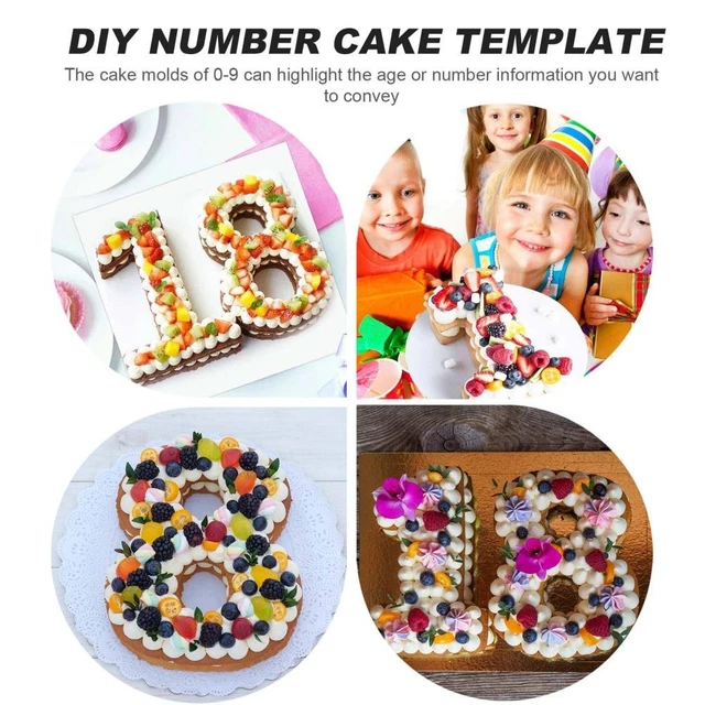 BIRTHDAY CAKE PARTY Supplies Stencils Letters Templates Baking Tools ...