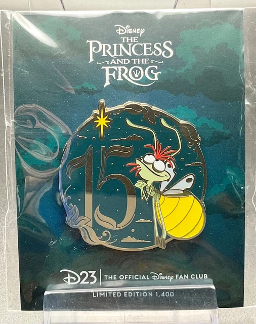 DISNEY 2025 D23 Princess and The Frog 15th Anniversary Ray LE 1400 Pin ...