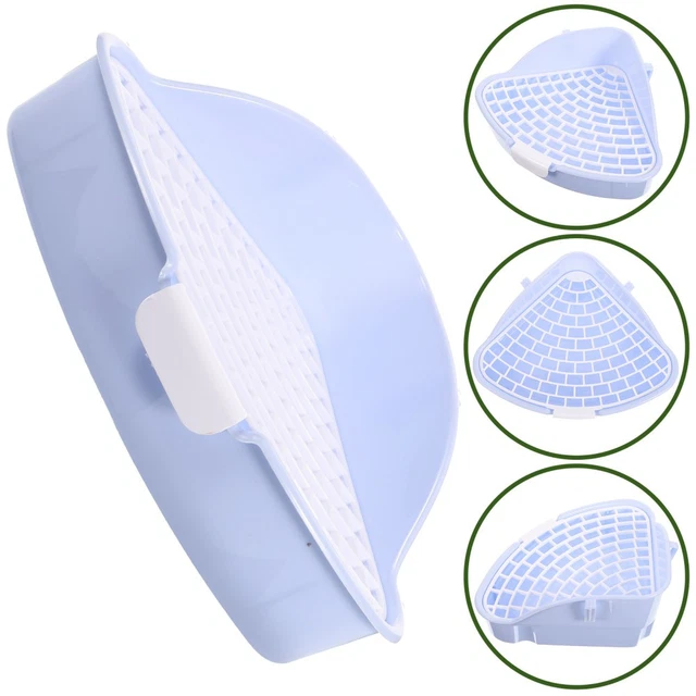SMALL ANIMAL POOP Tray Litter Box for Chinchillas Rabbit Litterbox ...