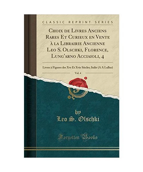 CHOIX DE LIVRES Anciens Rares Et Curieux en Vente à la Librairie ...
