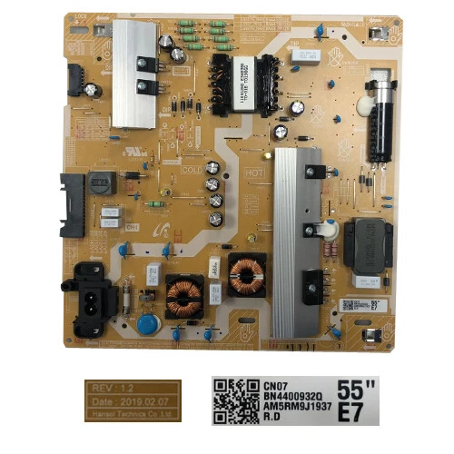 CN07 BN44-00932Q REV 1.2 Power Supply, Samsung UE55RU7172U £50.96 ...