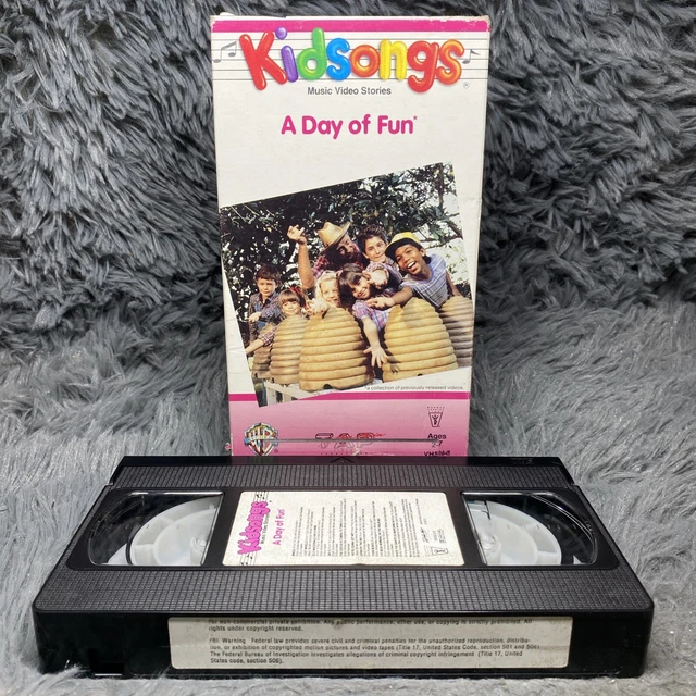KIDSONGS - A Day of Fun VHS Tape 1991 Kid's Music Video Stories Kids ...