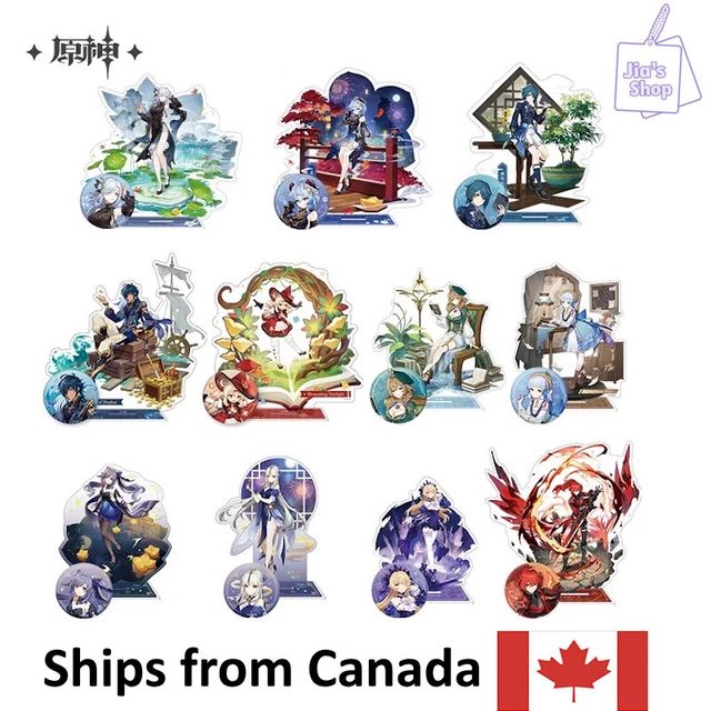 GENSHIN IMPACT OFFICIAL Character Outfits Pin Badge Keqing Fishcl Diluc ...