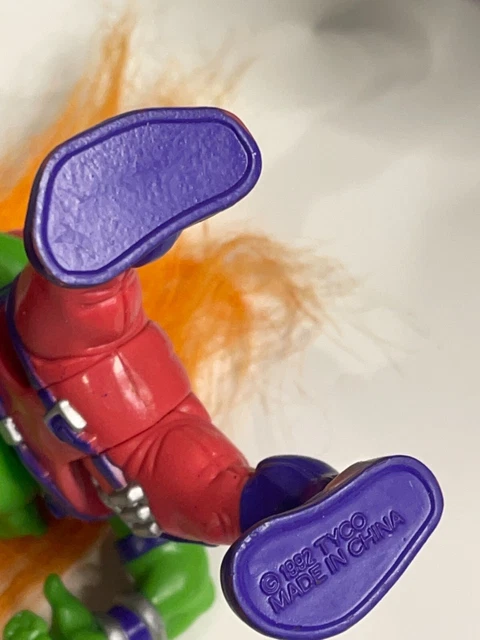 VINTAGE WARRIORS KNUT Applause Troll The Inventor Green Orange Hair ...