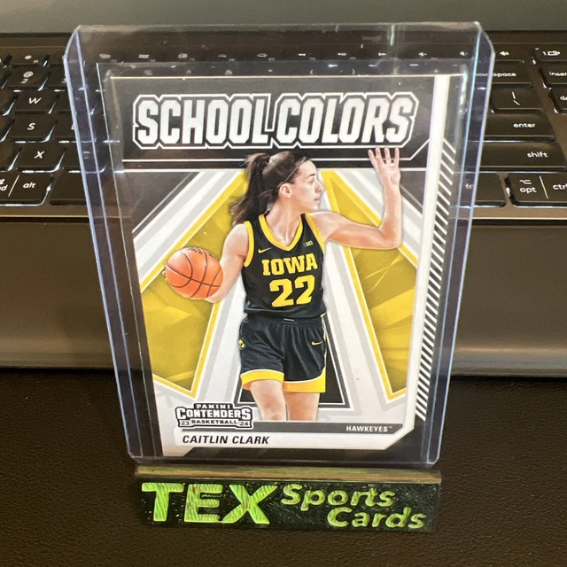2024 PANINI CAITLIN Clark Collection School Colors Caitlin Clark #SC1 ...