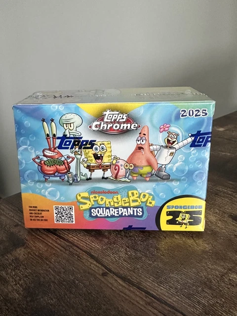 Spongebob Squarepants Checklist 2025 2025 Topps Chrome SpongeBob 25th ...