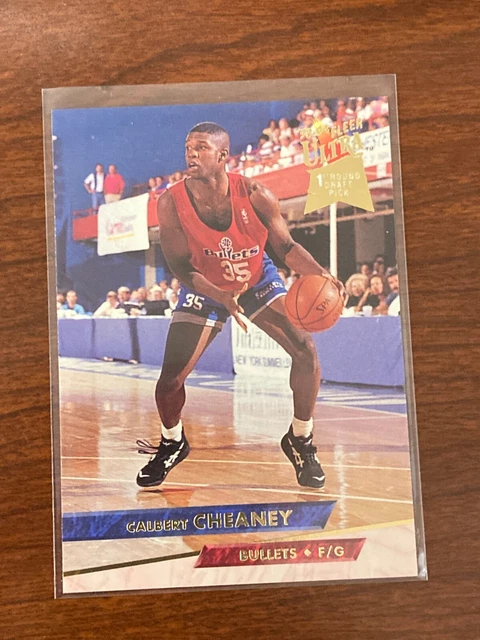 CALBERT CHEANEY 1993-94 Fleer Ultra Washington Bullets Rookie Card #193 ...