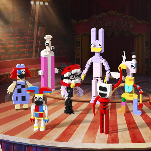 THE AMAZING DIGITAL CIRCUS Building Blocks Toys Model Bricks Set Figure ...