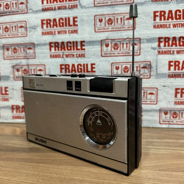 VINTAGE 1972 BUSH VTR 125 Transistor Radio £29.95 - PicClick UK